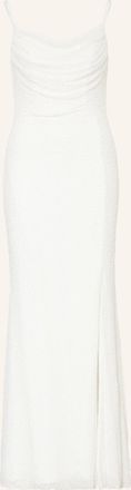 Apart Abendkleid Mit Schmuckperlen weiss