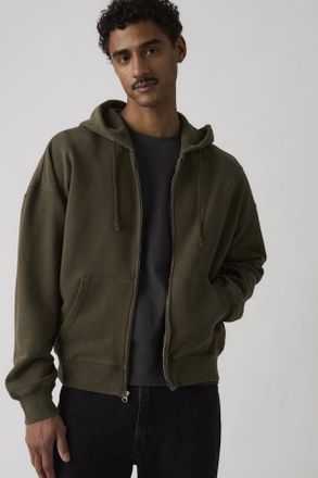 Levi's Kastiges Hayes Sweatshirt mit durchgehendem Rei&szlig;verschluss - Herren - Braun / Braun
