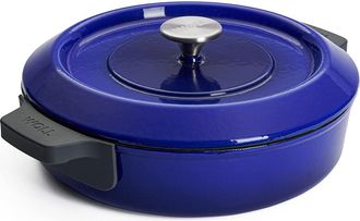 Woll 828CI-020 Iron Gusskasserolle mit Deckel 3,7 Liter + Silikongriffen