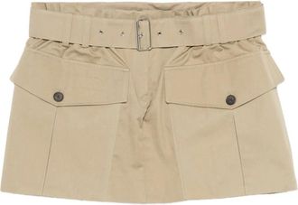 Iro Iro, Femme, Jupes, Beige, Taille: 40 FR Short Skirts