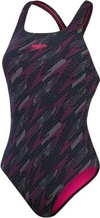 Speedo HyperBoom Allover Medalist, Maillot Une pièce Femme, Pink