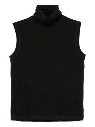 Hermès haut à col roulé (années 2000) - Noir