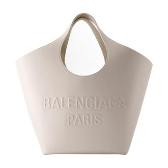 Balenciaga Womens Mary Kate Shoulder Bag White Calfskin