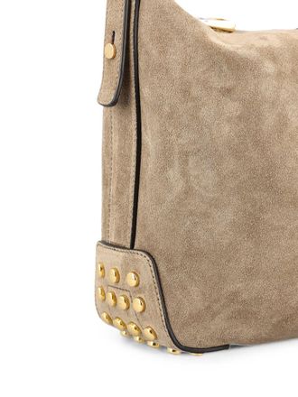 Tod's Gommino Stud Shoulder Bag - Beige