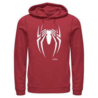 MARVEL Herren Universe Spider-Man Gamerverse Kapuzenpullover, Rot/Ausflug, einfarbig (Getaway Solids), X-Large