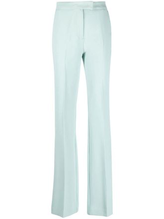 Twin-Set pantalon de tailleur &agrave; plis marqu&eacute;s - Vert