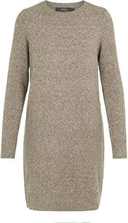 Vero Moda VMDOFFY LS GA NOOS 10215523 Robe à col rond pour femme, XL