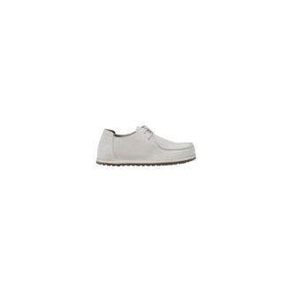 Birkenstock Homme, Chaussures, Blanc, Taille: 42 EU Mocassins Slippers en Cuir