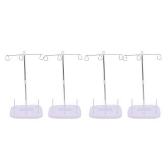 Supvox 4st&uuml;cke Garnhalter F&uuml;r N&auml;hgarn Und Stickgarnrollen Garnkonenhalter Mit Bandorganizer F&uuml;r Haushaltsgarnorganizer Als Garnregal F&uuml;r Aufger&auml;umte Garnaufb