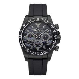 Carlo Colucci Silikonarmband-Uhr - - Accessories - Herren - Schwarzk - ONE SIZE