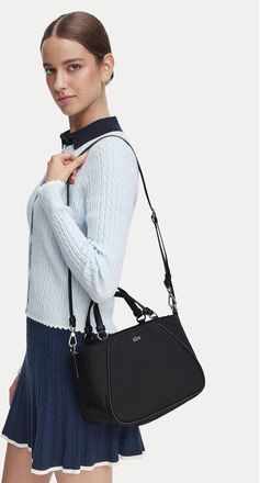 Lacoste Handtasche NF5237DJ Schwarz