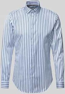 Jake*s Slim Fit Businesshemd aus reiner Baumwolle