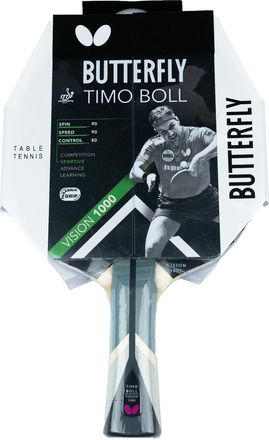 Butterfly Timo Boll Vision 1000 Tischtennisschläger | Tischtennis Racket Bat TT Profi Wettkampfschläger für technisch fortgeschrittene Spieler | ITTF zertifizie