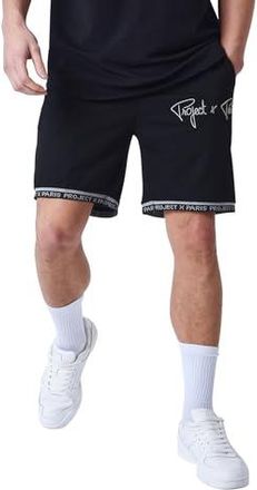 Project X Paris Short Logo brodé en Relief Noir XL
