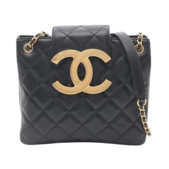 Chanel Pre-owned Sac Matelasse As4596 - Femme - Pre-owned - Noir - Taille: ONE Size
