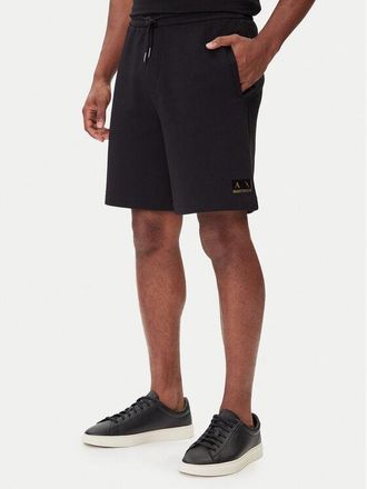 A|X Armani Exchange Sportshorts XM001887 AF10818 MC004 Schwarz Regular Fit