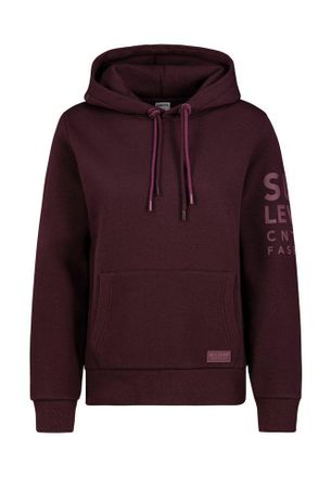 Sublevel Kapuzenpullover Damen Hoodie mit auff&auml;lligen Prints auf &Auml;rmel und Sweater, Kapuzensweatshirt mit K&auml;ngurutasche, mit Kapuze