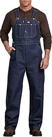 Dickies Indigo Denim Bib Overall Homme, Indigo Blue, 30W / 30L