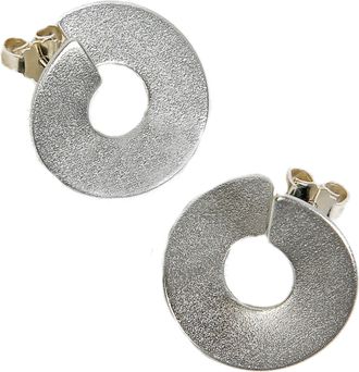 DeMarie Ohrringe eloxiertes Aluminium silberfarben