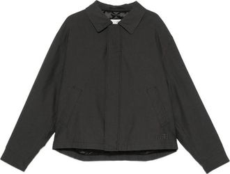 Maison Margiela Logo-embroidered Concealed-fastening Jacket