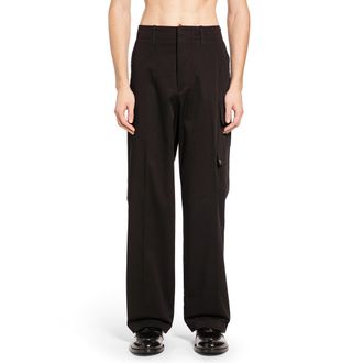 Fendi Cotton Gabardine Cargo Trousers