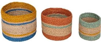 Atmosphera Atmosphera - 3 paniers Jackson Jute