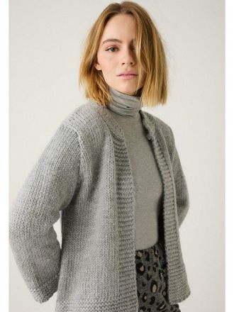 More & More Strickjacke 3/4-Arm-Cardigan mit Wollanteil