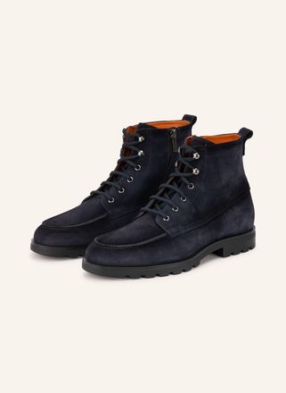 Santoni Schn&uuml;rboots Flair blau