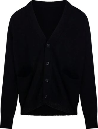 A Paper Kid cardigan en laine à poche - Noir