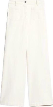 Max Mara Femme, Pantalons, Beige, Taille: 36 FR Pantal&oacute;n Vaquero Filtro