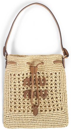 Miu Miu WOMAN BEIGE TOP HANDLE BAGS