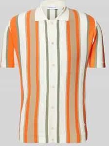 Manuel Ritz Regular Fit Poloshirt mit durchgehender Knopfleiste