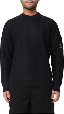 C.P. Company C.p. Company, Homme, Pulls, Noir, Taille: S Collection de Pulls Élégants