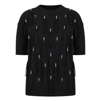 Max Mara Obl&ograve; Pullover - - Knitwear - Damen - Schwarzk - S