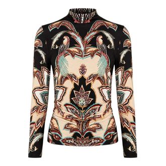 Farm Rio Tapestry Dream Jersey Bluse - - Tops - Damen - Mehrfarbig - S