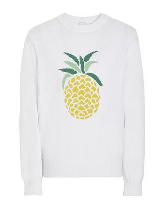 8 by YOOX ORGANIC COTTON KNIT JUMPER WITH INTARSIA