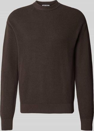 Review Regular Fit Strickpullover aus reiner Baumwolle