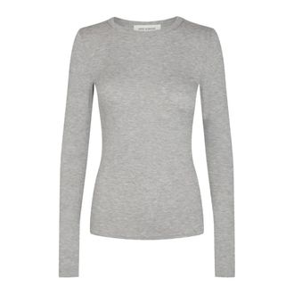 Sofie Schnoor Femme, Tops, Gris, Taille: 42 FR Chemisier à Manches Longues Gris Chiné