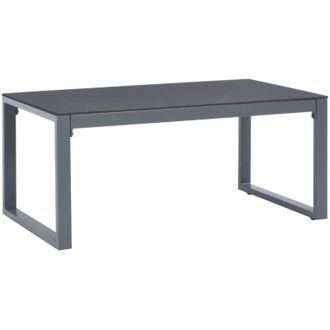 vidaXL Table basse 90x50x40 cm Aluminium