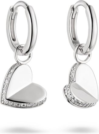 s.Oliver Ohrring - Elegante Creolen aus poliertem 925er Sterlingsilber - silber - wasserfest & hautfreundlich