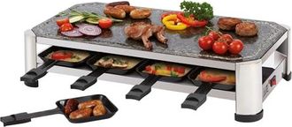 Fritel Fritel Gril &agrave; pierre SG 2180 - Pierrade - Fonction raclette - Gril/plaque Teppanyaki - 49,5 x 27 cm - 2 &agrave; 8 personnes
