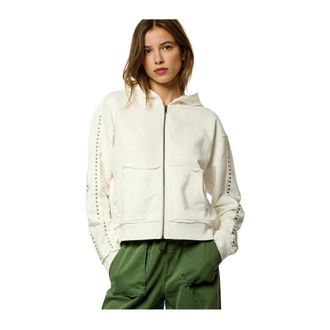 Kaporal Femme, Sweatshirts et sweats &agrave; capuche, Blanc, Taille: 36 FR Tons