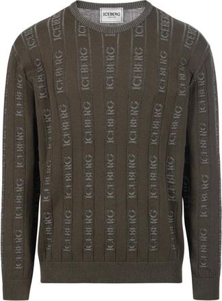 Iceberg Homme, Pulls, Vert, Taille: XL Pull ras du cou