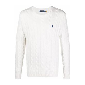 Polo Ralph Lauren Wei&szlig;er Pullover - - Knitwear - Herren - Wei&szlig; - XL