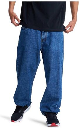 DC Jean droit d&eacute;contract&eacute; - Indigo fonc&eacute;-Bleu