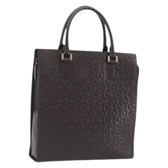 Celine Pre-owned Vintage Canvas Tote Bag - Femme - Pre-owned - Brun - Taille: ONE Size