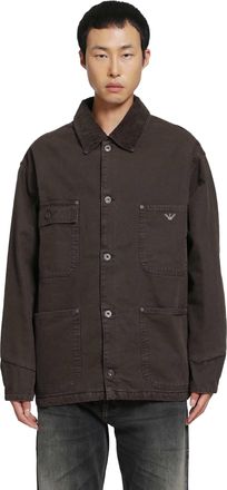 Emporio Armani Cotton Canvas Field Jacket