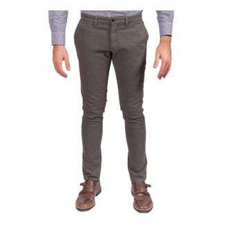 Siviglia Homme, Pantalons, Brun, Taille: W30 Pantalon en polyester effet denim