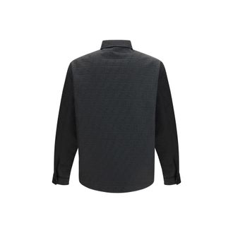 Fendi Mens Black Polyester Pattern Shirt