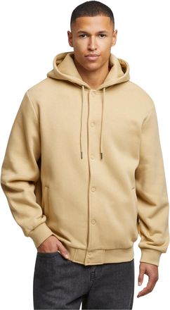 Urban Classics Fluffy Fleece Hoodjacket unionbeige, 3XL
